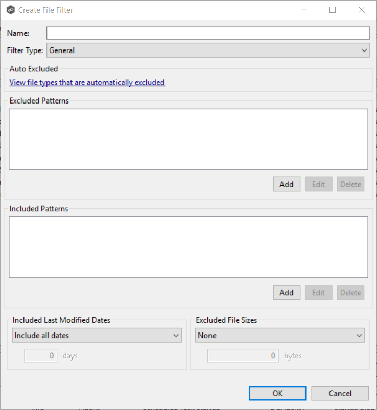 Peer Global File Service Help Basic Concepts File And Folder Filters Defining Filter Patterns