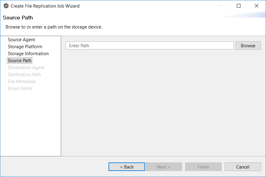 Peer Global File Service Help File Replication Jobs Creating A File