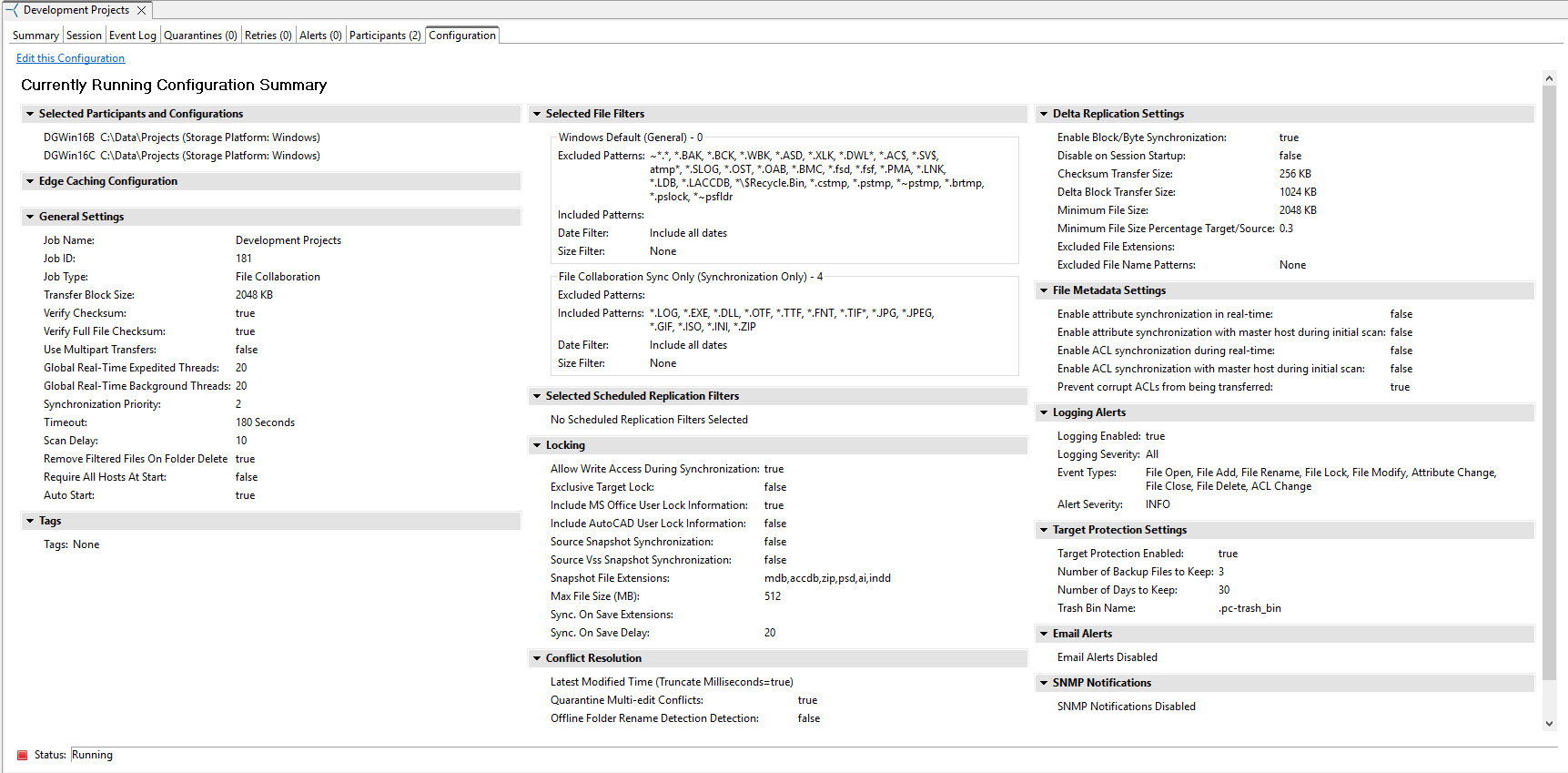 Peer Global File Service Help > Peer Management Center User Interface > Perspectives and Views ...